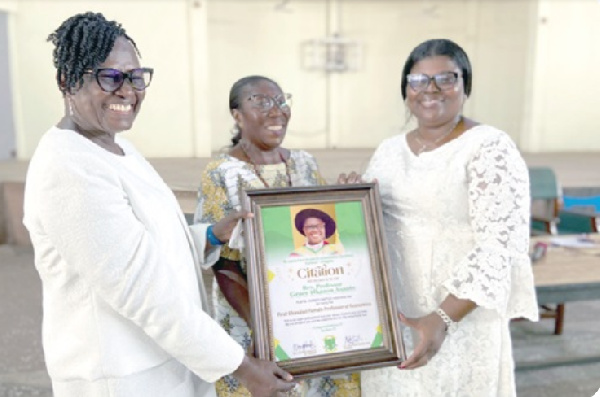 SLOPSA honors first Ghanaian female Economics professor, Grace Nkansa ...