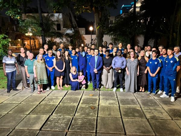 1907 Players Hosted at Italian Ambassador's Residence in Ghana