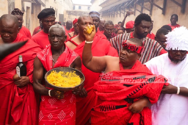 Homowo Festival celebrated with sprinkling of Kpokpoi, drumming and dance