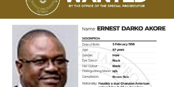 OSP declares Ernest Akore wanted over GRA-SML contract scandal