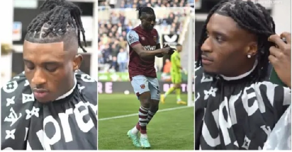Mohammed Kudus' new hairstyle goes viral on social media