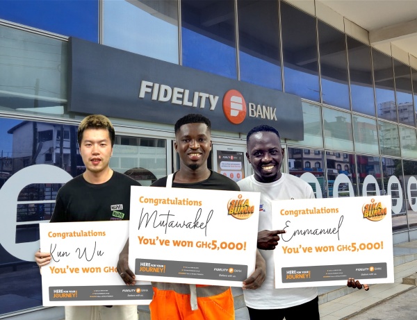 Fidelity Bank rewards 10 Customers with a share of GHS 50,000 in First ...