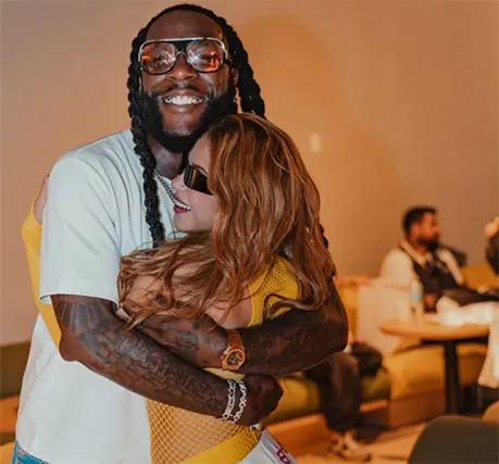 Burna Boy and Shakira Share Warm Backstage Hug, Fueling Speculation