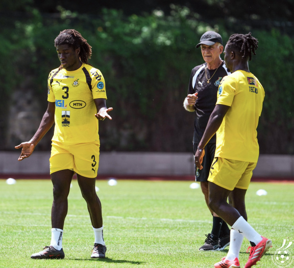 Black Stars Begin Training at American University Stadium