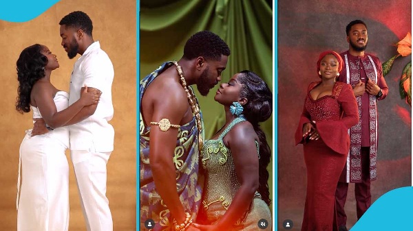 "Fritz is lucky": Akosua Agyapong's daughter rocks a daring gown for her wedding