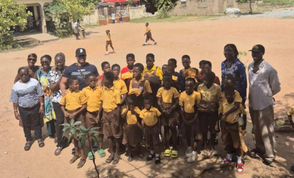 CURED Africa Provides School Uniforms and Trees to Kokrobite DA School