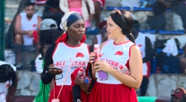 Lisa and Fynnba Shine at Pulse Ghana All-Star Games