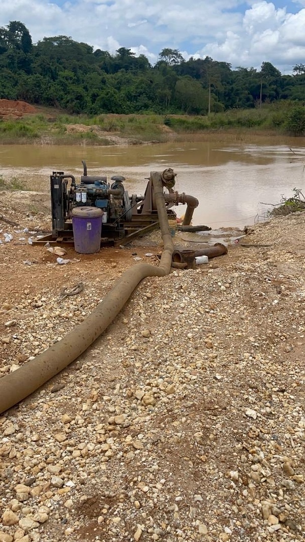 Joint task force swiftly responds to whistle-blower alert on suspected illegal mining along ...