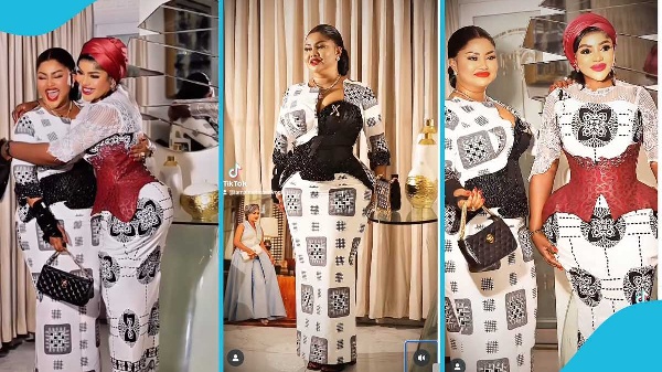 "Sei kutuu": McBrown flaunts a GH¢10,000 bag at Maame Gold's dad's funeral