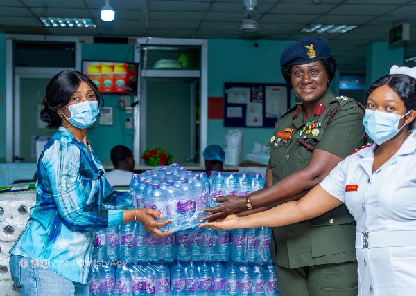 Wife of Ken Agyapong visits injured NPP delegate at 37 Military Hospital