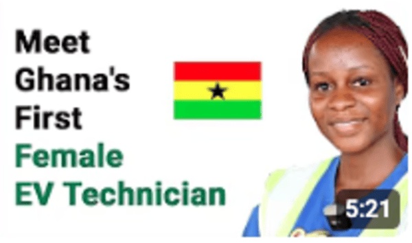 Meet Ghana's First Female EV Technician Her Story Will Inspire You