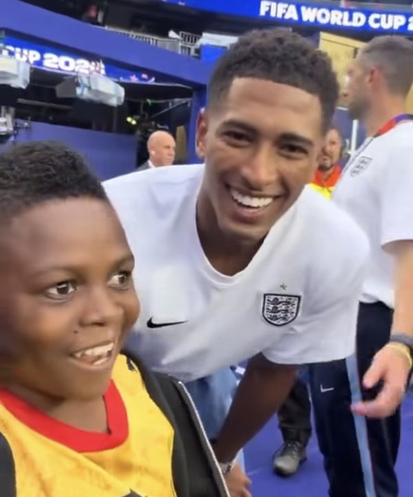 Yaw Dabo Connects with Jude Bellingham and John Terry Post-England Match