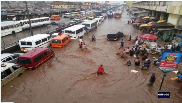 GNFS Issues Flood Alert and Emergency Lines in Accra After Heavy Rain