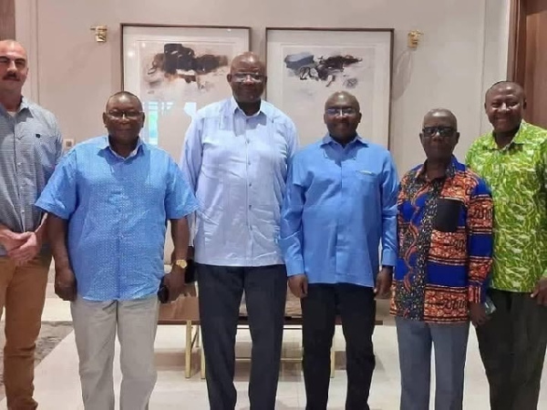 Afoko and Mpiani Congratulate Dr. Bawumia in Visit