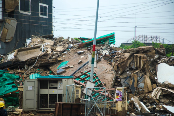 Three Saved, Two Dead in North Industrial Area Building Collapse